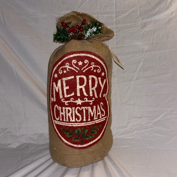 Hobby Lobby | Holiday | Burlap Christmas Bag Decor Nwt | Poshmark